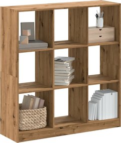 Knihovna dub artisan 102 x 32 x 108 cm kompozitní dřevo 3307845