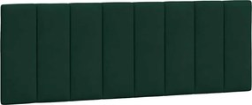 Postel s matrací Hanko tmavě zelená 120 x 200 cm samet 3208589