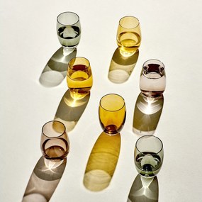 Sklenice a skleničky Colored O 400 ml šedé 4 ks