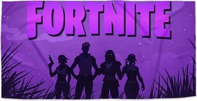 Sablio Ručník FORTNITE Fialová silueta - 50x100 cm