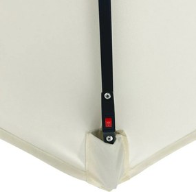 Avenberg Velký polohovatelný slunečník Sunny LED 300, béžová