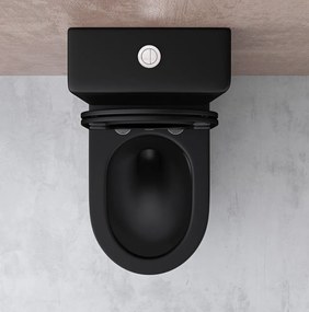 design stojící klozet DOPORRO DZ108 WC - BLACK - soft close