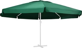 Náhradní potah na zahradní slunečník zelený 610 cm 312547