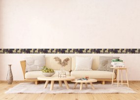 Samolepící bordura na zeď Zkroucené Cesty | 5 m x 13.8 cm | DWB8433