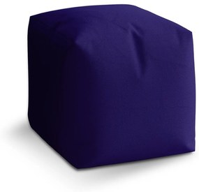 Sablio Taburet Cube Fialová: 40x40x40 cm