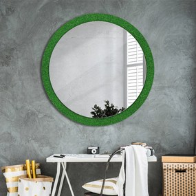Kulaté dekorativní zrcadlo Zelená tráva fi 100 cm