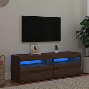 TV stolky s LED 2 ks dub artisan kompozitní dřevo