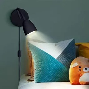Solight WO54-B LED nástěnná lampička černá / stmívatelná / 4W / 280lm