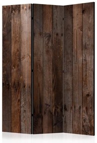 Paraván Wooden Hut Dekorhome 135x172 cm (3-dílný)