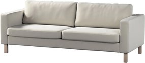 Potah na pohovku IKEA Karlstad 3-místná, nerozkládací, krátký barva šedá látka sametová
