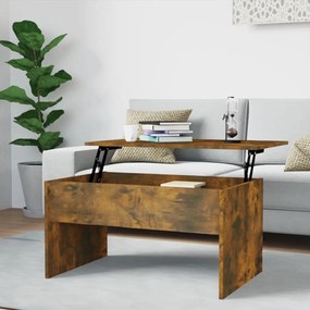 Konferenční stolek kouřový dub 80x50,5x41,5 cm kompozitní dřevo
