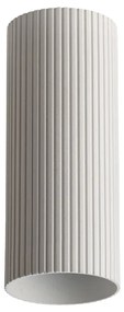 Minimalistické bodové svítidlo Lucas Ribbed Tube 30 bílá