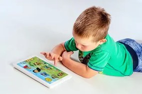 TEDDIES Dotykový tablet Mraveneček / 30 x 20 cm / od 12 měsíců / na ba