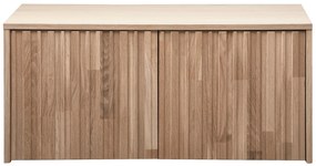 Hoorns Dřevěná lavice s úložným prostorem Gravia 88 x 50 cm