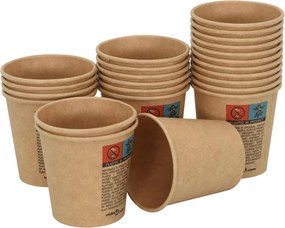 Papírové kelímky na kávu s víčky 1000 pcs 4oz 100ml 3325219