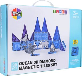 Magnetická stavebnice SUPER MAGNETISM Ocean, 30 dílků