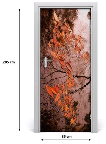 Fototapeta samolepící podzimní listí 85x205 cm