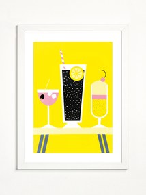 Tereza Marianová | Drinky od maminky Rám: Černý, Velikost: 60 x 40 cm