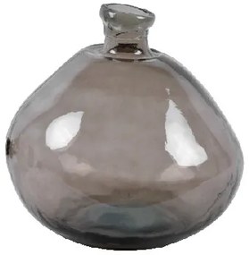 San Miguel VIDRIOS SAN MIGUEL !RECYCLED GLASS! Váza z recyklovaného skla "SIMPLICITY", 33 cm, šedá