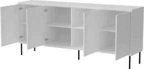 Komoda ABI 200 cm bílá