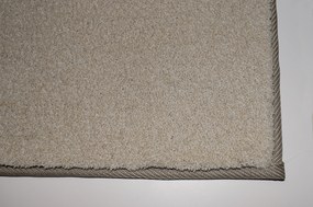Lano, Kusový koberec Supersoft s bordurou 250 béžový, 200x200, béžová, ložnice