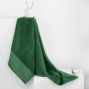 Bavlněný ručník DecoKing Andrea zelený