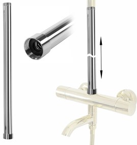 Prodloužení pro vanovou/sprchovou soupravu REA ø 25 mm - 50 cm, chrom