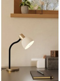 Eglo 901061 - Stolní lampa MACERE 1xE14/25W/230V černá/matný chrom