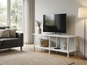 TV stolek SOLE 120 cm, bílá