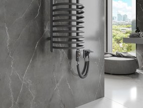 Mexen Eros, elektrické topné těleso 1200 x 318 mm, 600 W, antracitová, W112-1200-318-2600-66