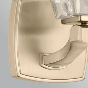 Nástěnné světlo do koupelny Elstead Marant IP44 Bronz/ čiré sklo