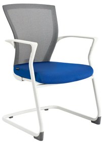 Office Pro Jednací židle MERENS WHITE MEETING Barva potahu: BI 204 - modrá