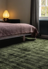 Zelený  koberec Ife Green Rozměry: 66x240 cm