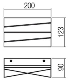 Redo 01-2396 nástěnné LED svítidlo Zigo pískově černé, 18W, 3000K, 20cm