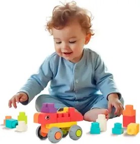 TEDDIES Stavebnice kostky 48 ks / Stavebnice / Plast / Plastový kufřík