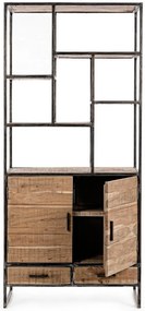 BIZZOTTO knihovna ELMER s dvířky a šuplíky 200x90 cm 0746318