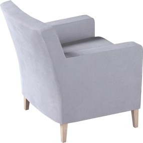 Potah na křeslo IKEA Karlstad barva šedá látka lesklé, sametová