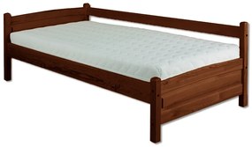 Drewmax Dřevěná postel 90x200 LK133 dub