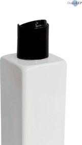 Dávkovač na mýdlo 250 ml bílý s černým DISC TOP LUNA
