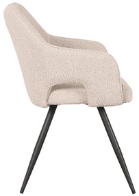 LABEL 51 jídelní židle NOUD světlé bouclé UK-30.496