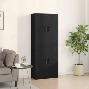 Nástěnná skříň 2 ks Černý dub 69,5 x 34 x 90 cm 3333102