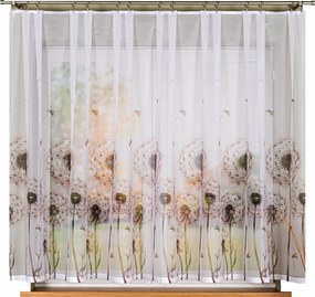 Dmychadla hotová záclona, tištěná, vel 500 x 160 cm (s lemováním)