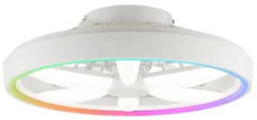 Brilliant - LED RGBW Stropní ventilátor se světlem GAIANO LED/48W/230V bílá + DO