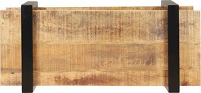 TV stolek 90 x 40 x 40 cm hrubé mangovníkové dřevo 320493