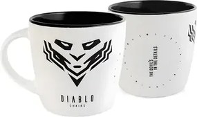 Diablo Chairs Hrnek bílo-černý / Hrnek / Keramika / 310 ml