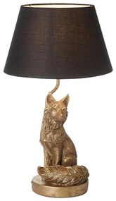 Endon 106796 - Stolní lampa FOX 1xE14/6W/230V černá/mosaz