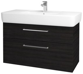 Dřevojas Koupelnová skříň Q MAX SZZ2 100 Varianta: D08 Wenge / Úchytka T02 / D08 Wenge