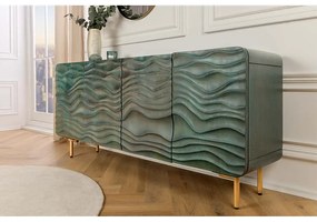 Massive home | Luxusní komoda Black lagoon tyrkysová mango 160cm