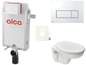 Cenově zvýhodněný závěsný WC set Alca k zazdění + WC Ceramia S-Line Pro SIKOAP8