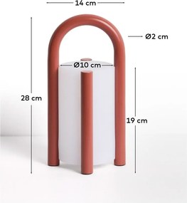 LED přenosné venkovní svítidlo na USB ø 14 cm Leros – Kave Home